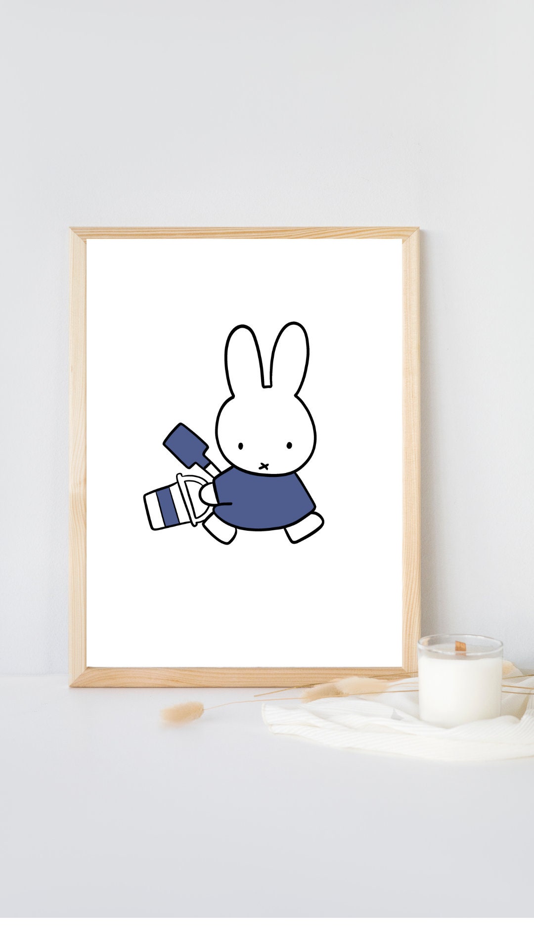 Miffy Beach Poster - Etsy