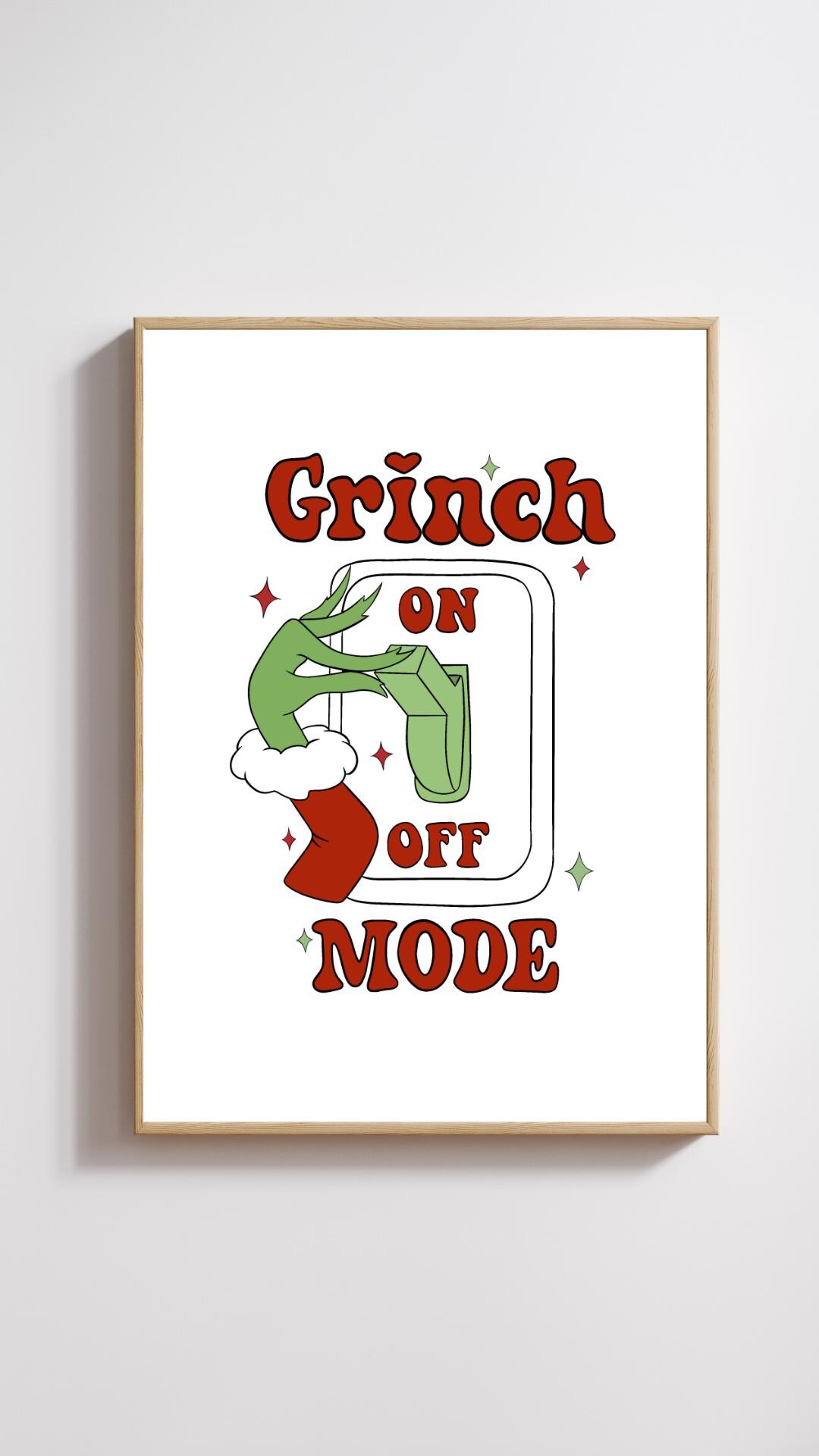 Grinch Digital Fashion Poster - Etsy