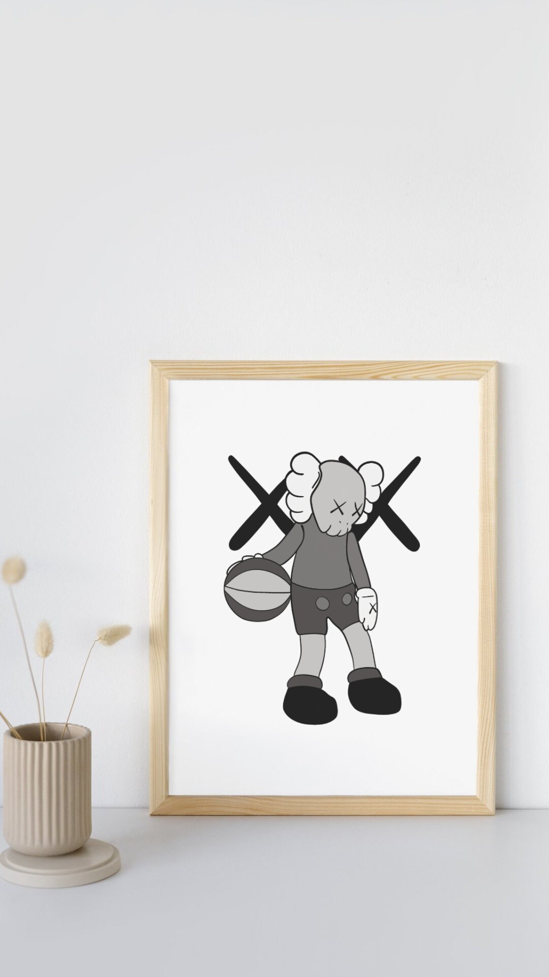 Kaws Basketball Poster - Etsy