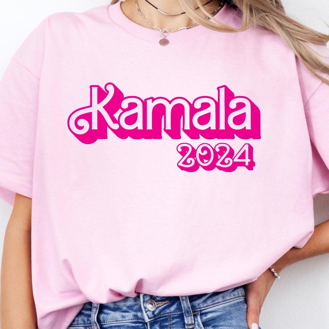 Kamala Barbie 2024 Shirt Kamala Harris 24 T-shirt Presidential Election ...