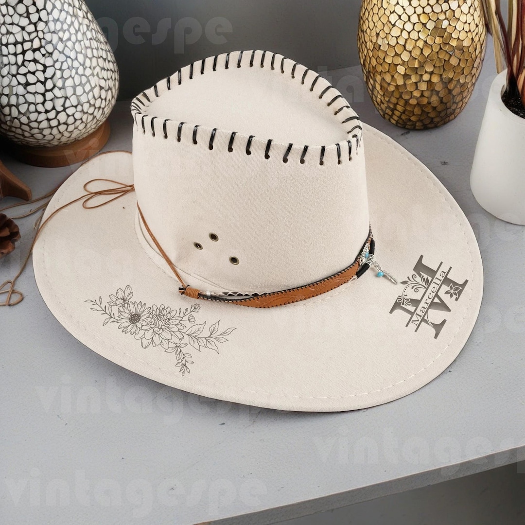 Burned Cowboy Hats, Burnt Wide Brim Hats, Custom Burnt Art,custom ...