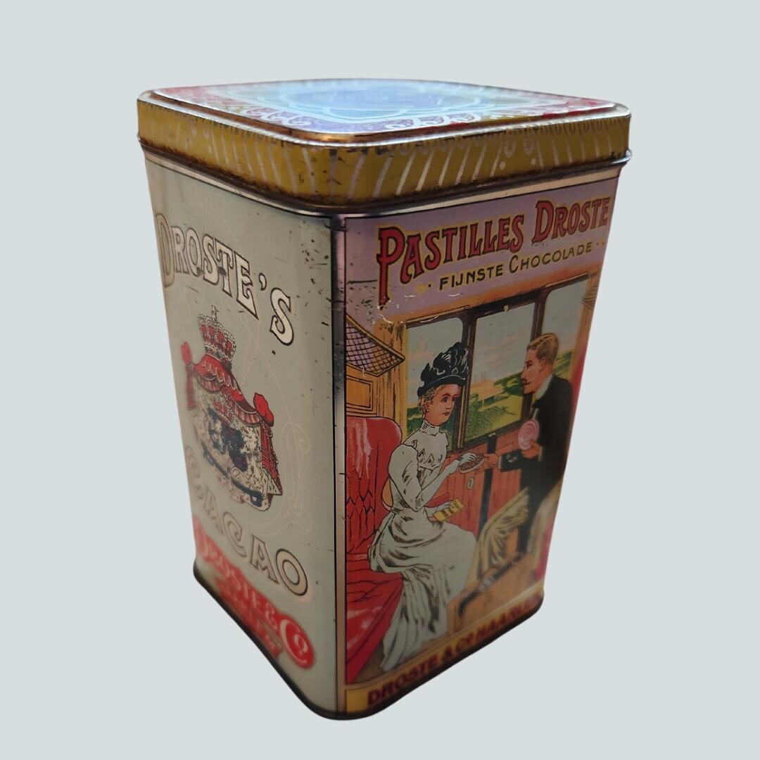 Antique Droste Chocolate Tin Early 20th Century - Etsy