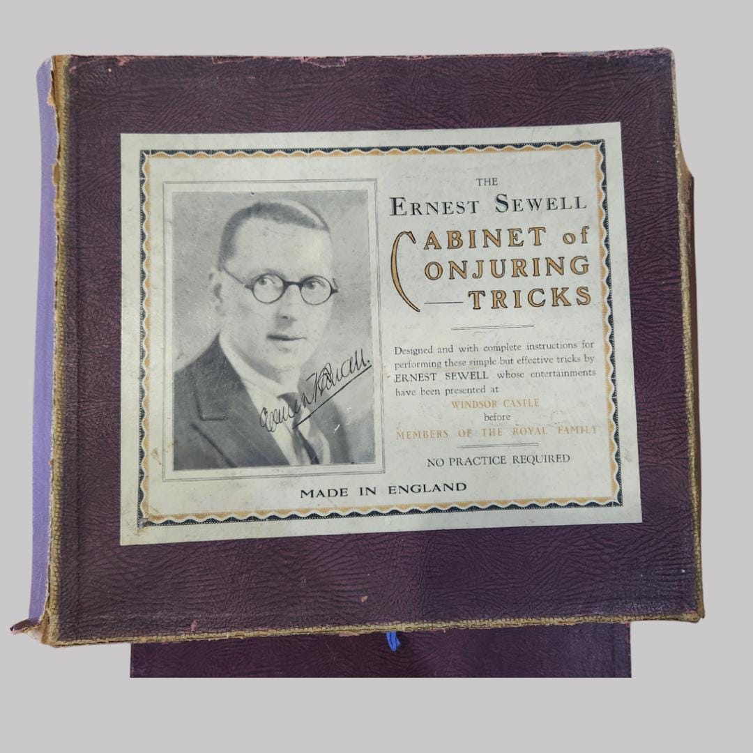 Vintage Ernest Sewell Cabinet of Conjuring Tricks (no. 4 Size) - Etsy