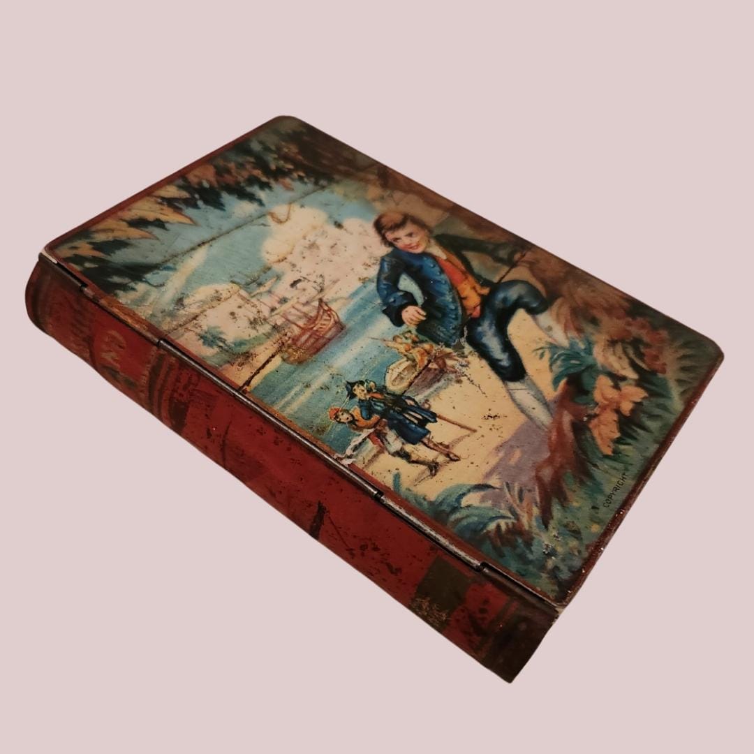 Vintage Chad Valley Treasure Island Money Box Tin - Etsy