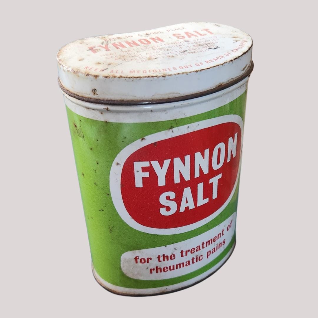 Vintage Fynnon Salt Tin St. Helens England Rheumatism Remedy - Etsy