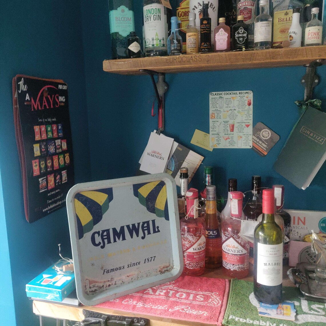 Antique/ Vintage Camwal Table Water Metal Tray - Etsy