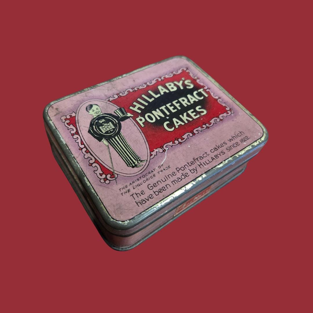 Antique Hillaby’s Pontefract Cakes Tin - Early 20th Century Original ...