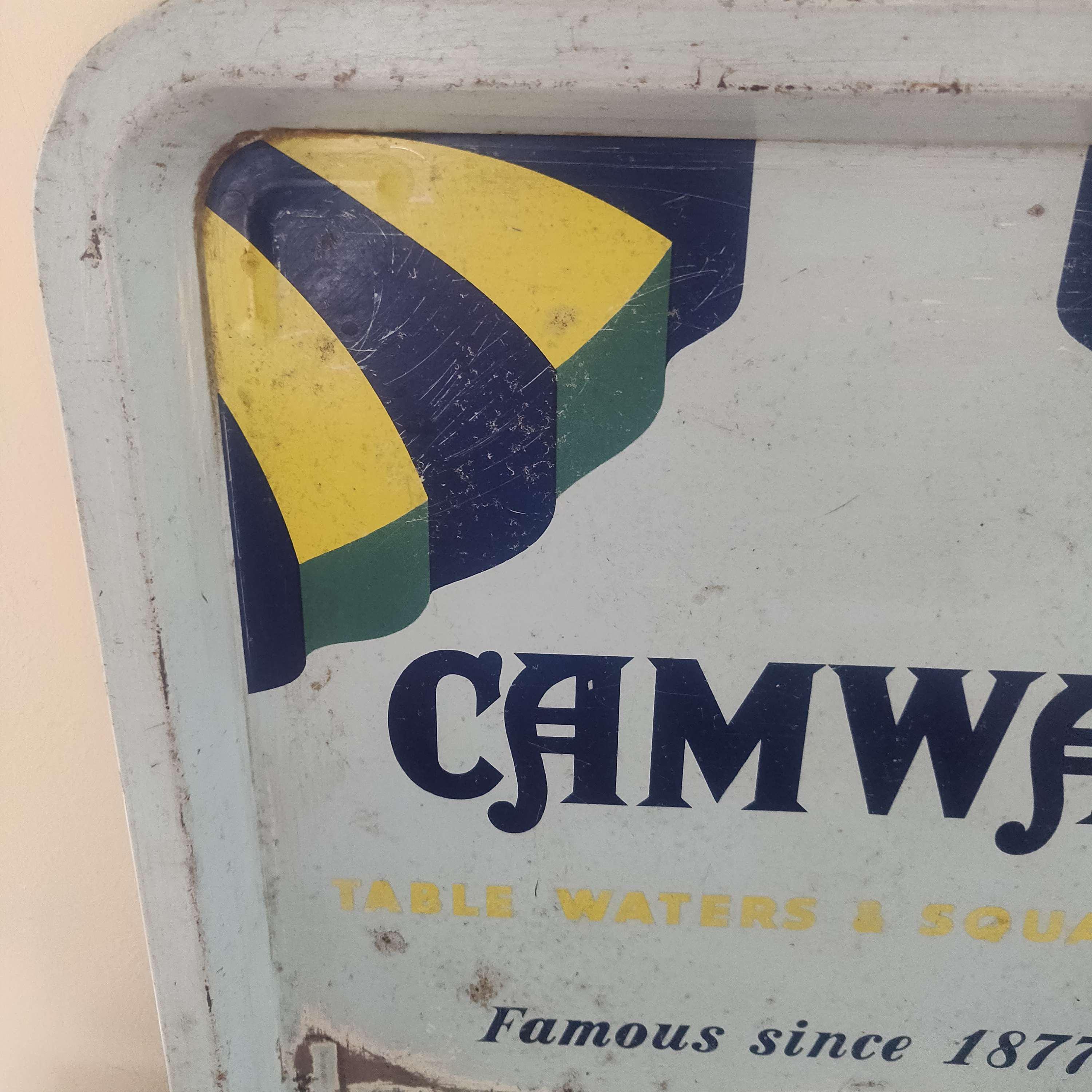 Antique/ Vintage Camwal Table Water Metal Tray - Etsy