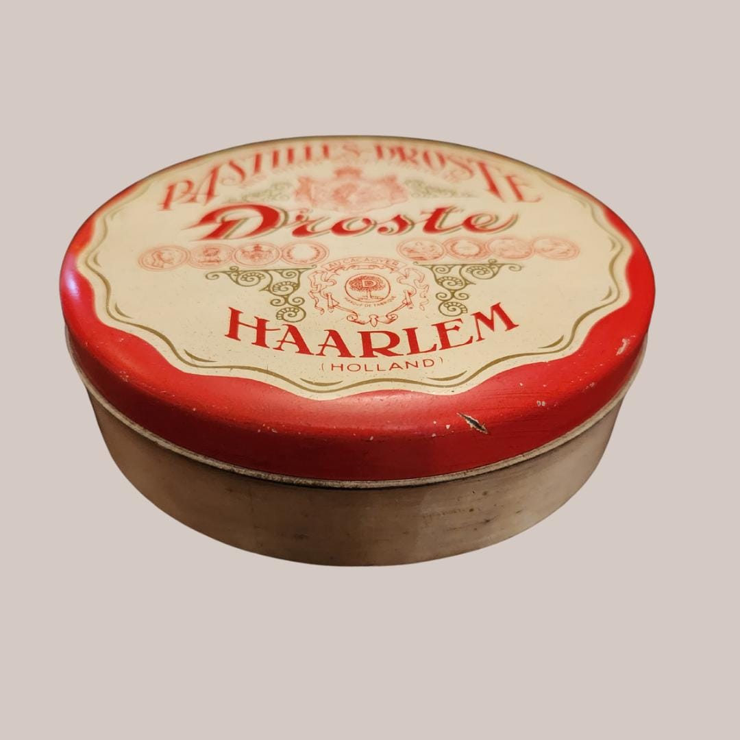 Vintage Droste Chocolate Tin Haarlem, Holland - Etsy