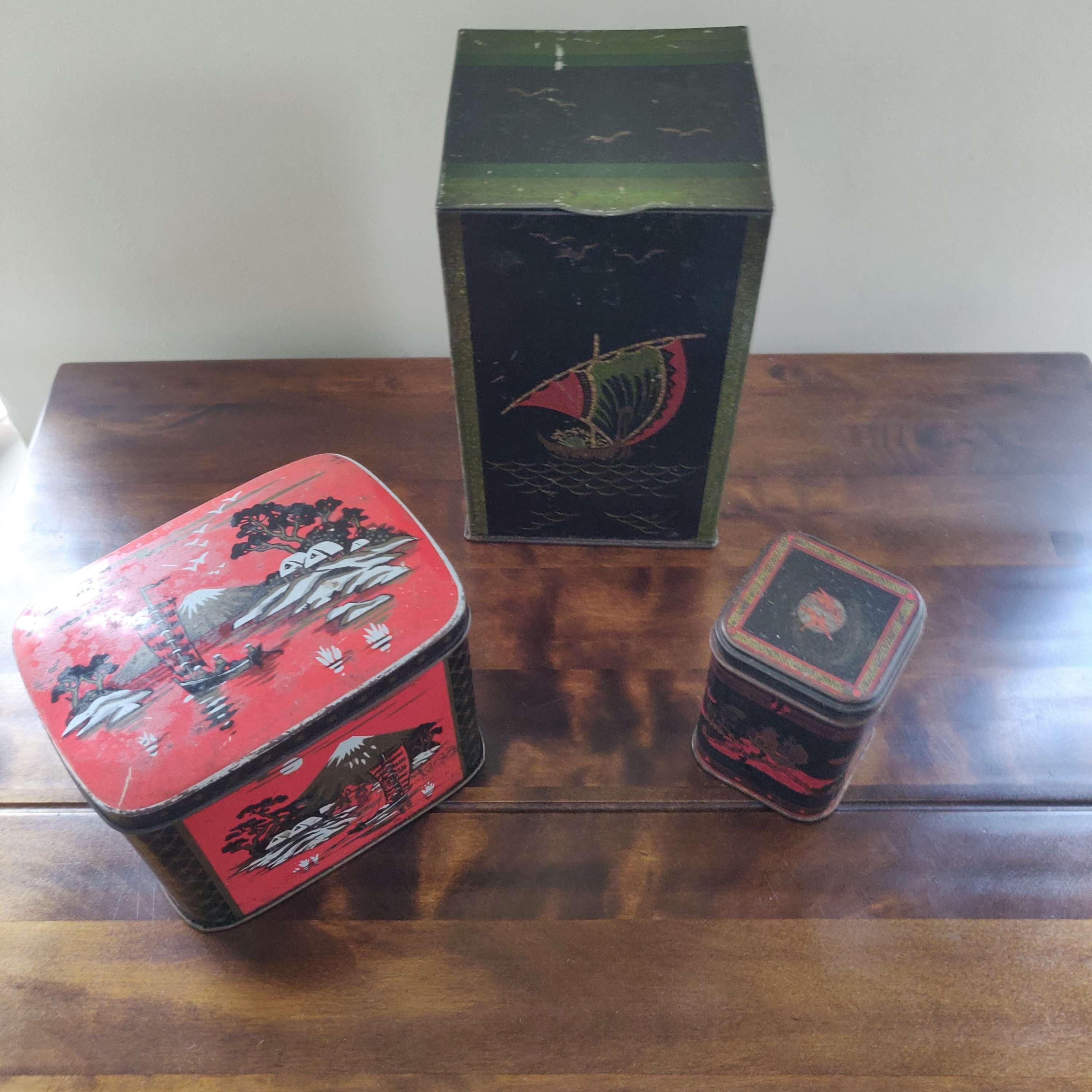 Vintage Tea Caddies - Etsy