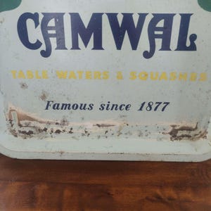 Antique/ Vintage Camwal Table Water Metal Tray - Etsy