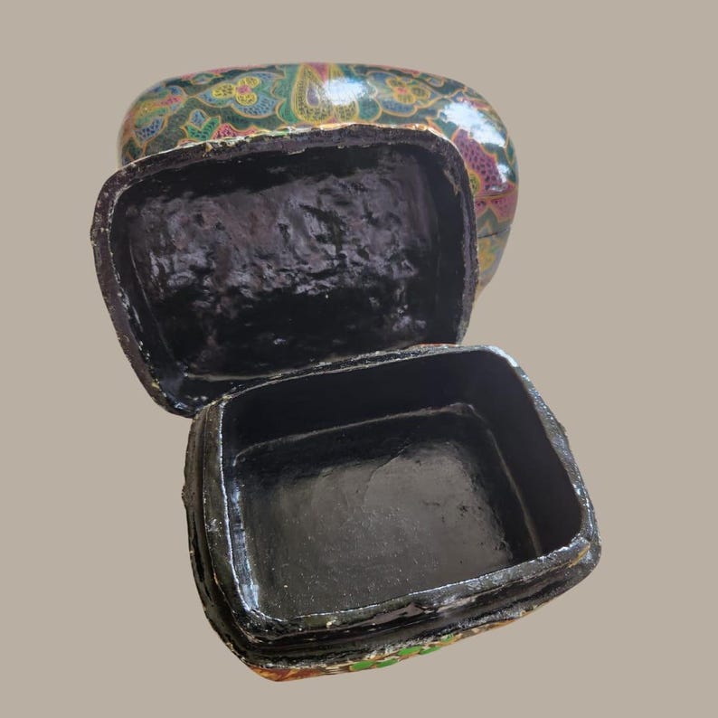 Handcrafted Decorative Storage Boxes Pair - Etsy