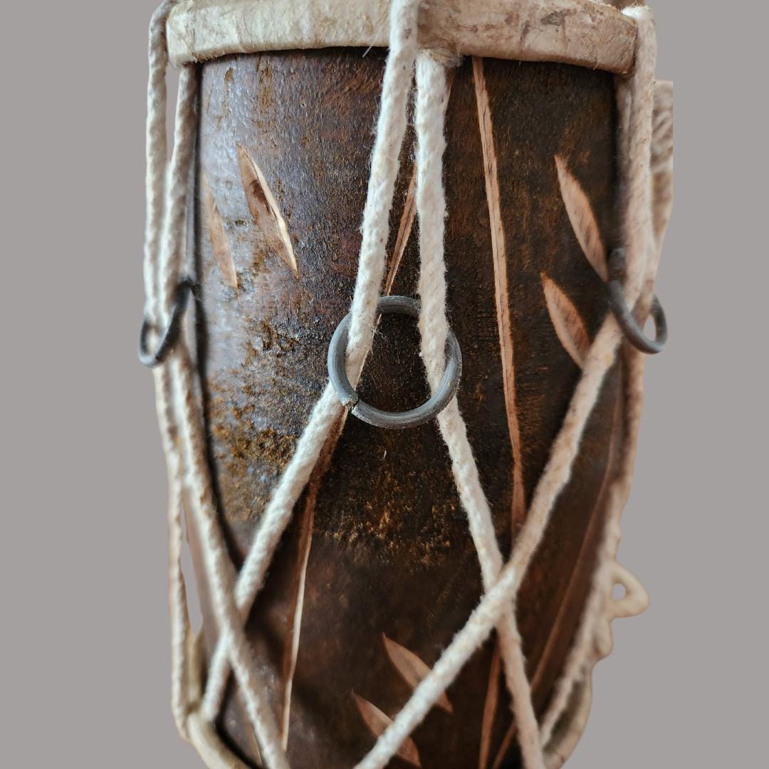 Vintage Handcrafted Folk Drum Ethnic Tribal Dholak Style - Etsy