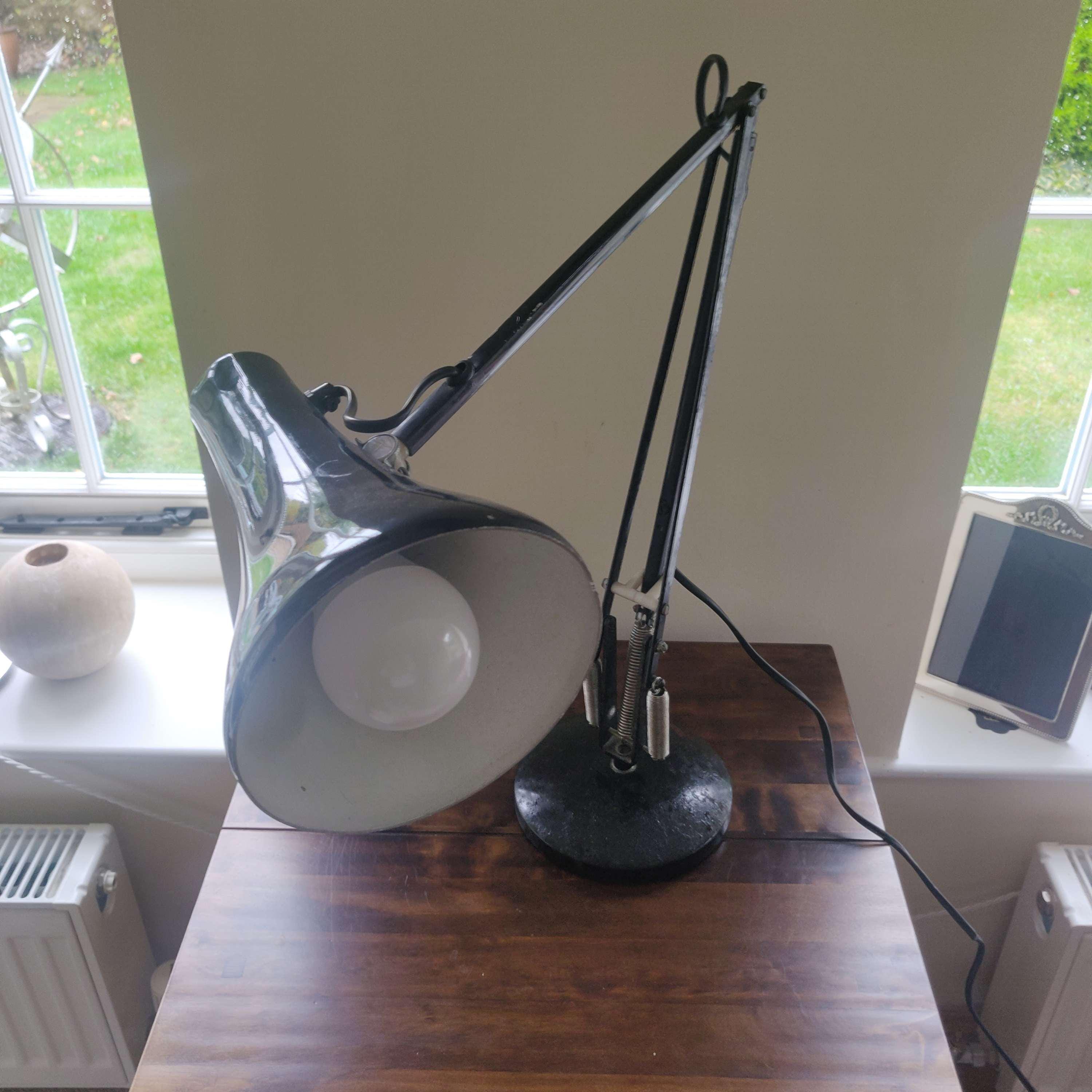 Vintage Angle Poise Style Large Metal Desk Lamp - Etsy