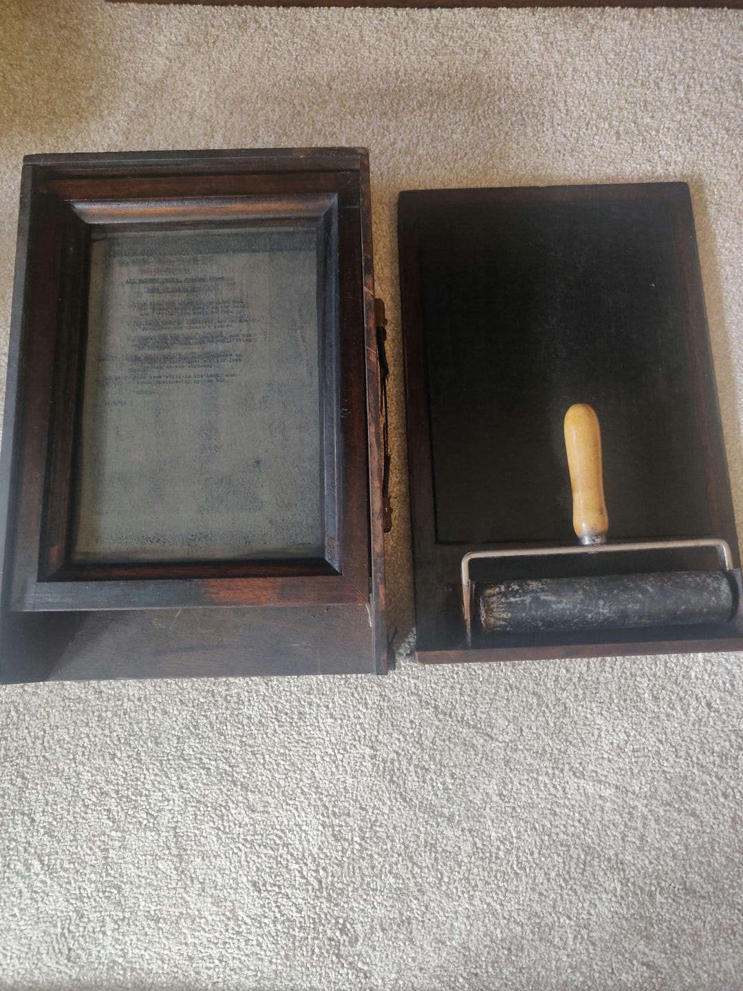 Antique Victorian the Edison Mimeograph Duplicating Case , London, C ...