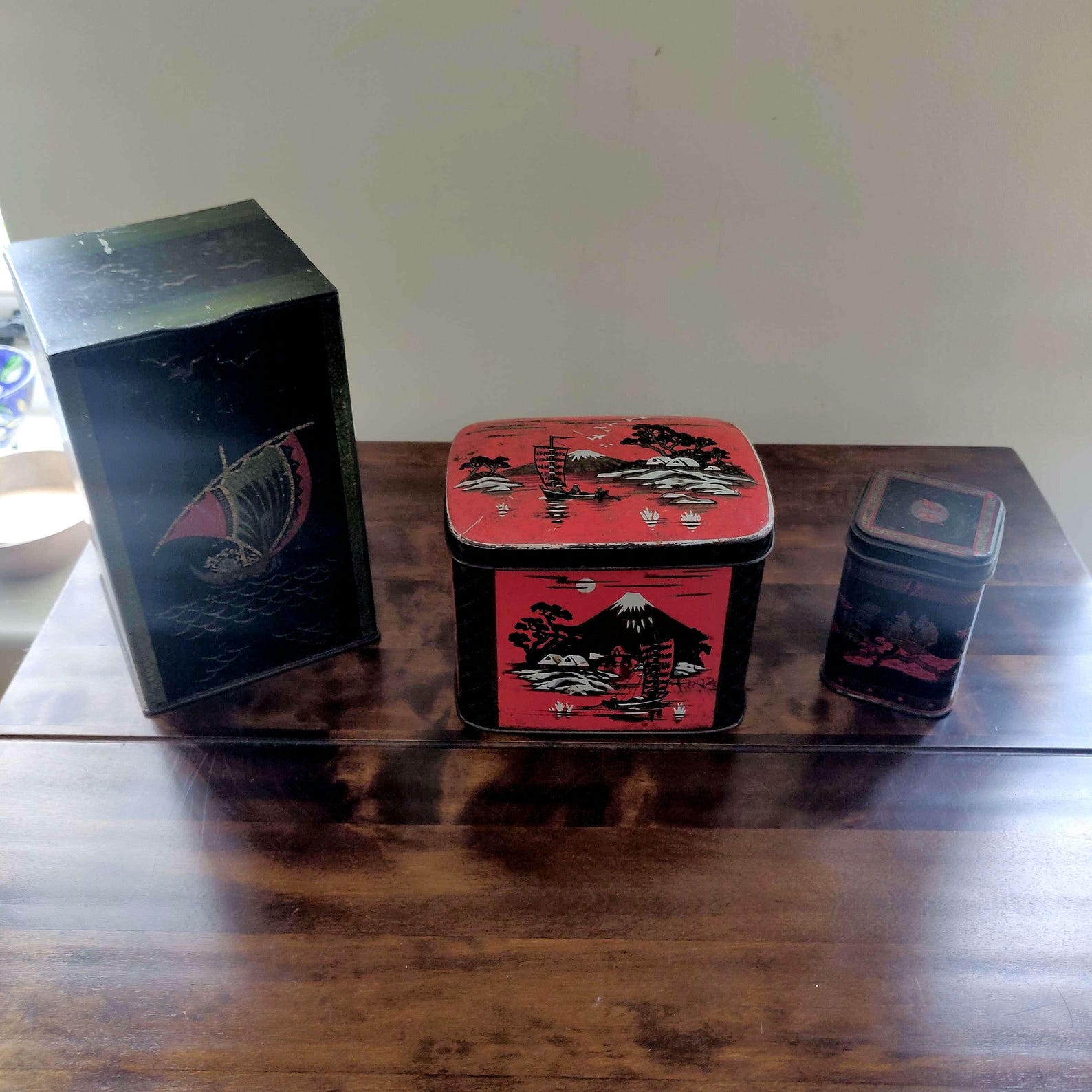 Vintage Tea Caddies - Etsy