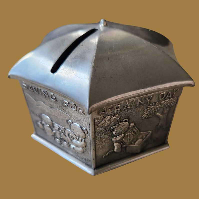 Royal Selangor Pewter Money Box - Etsy