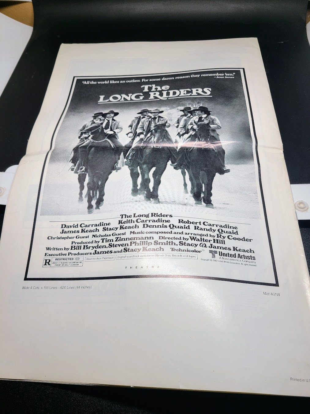 The Long Riders Soundtrack