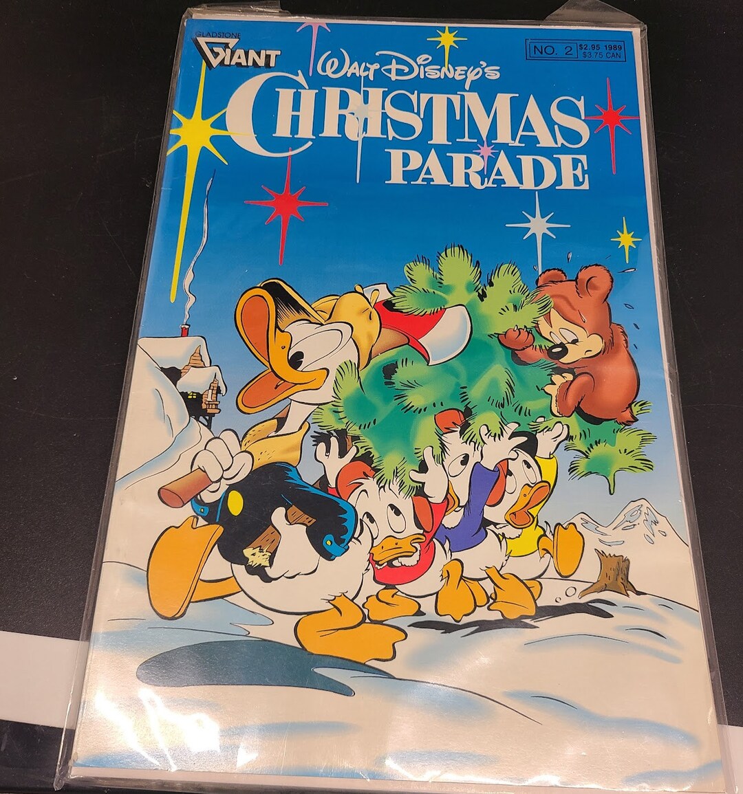 Vintage No 2 1989 Walt Disney Christmas Parade Giant Comic Book Donald ...