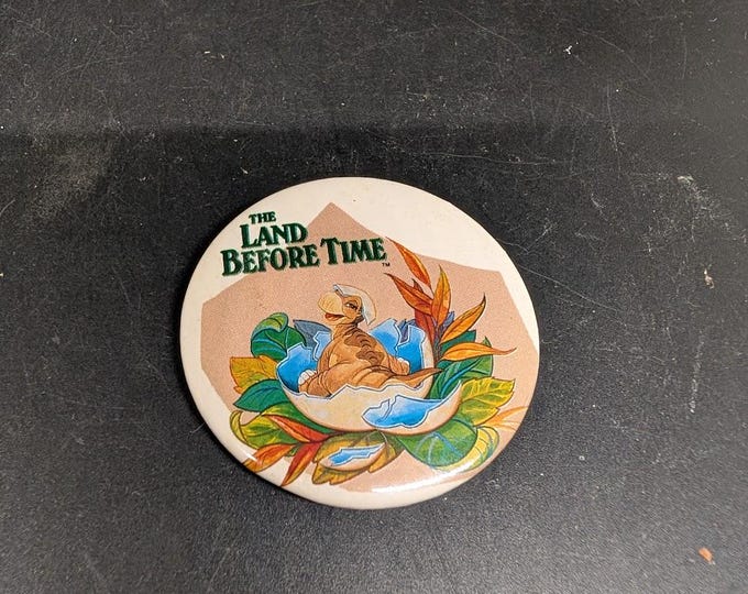 The Land Before Time Button - Littlefoot - Etsy