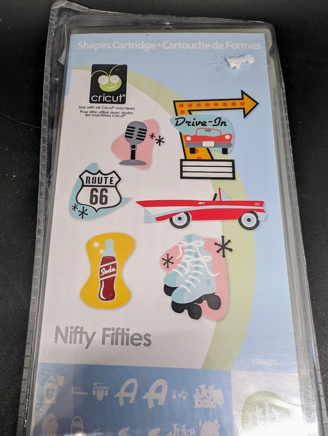 Cricut Nifty Fifties Shapes Cartridge and Book - Paper Shape Cutter ...