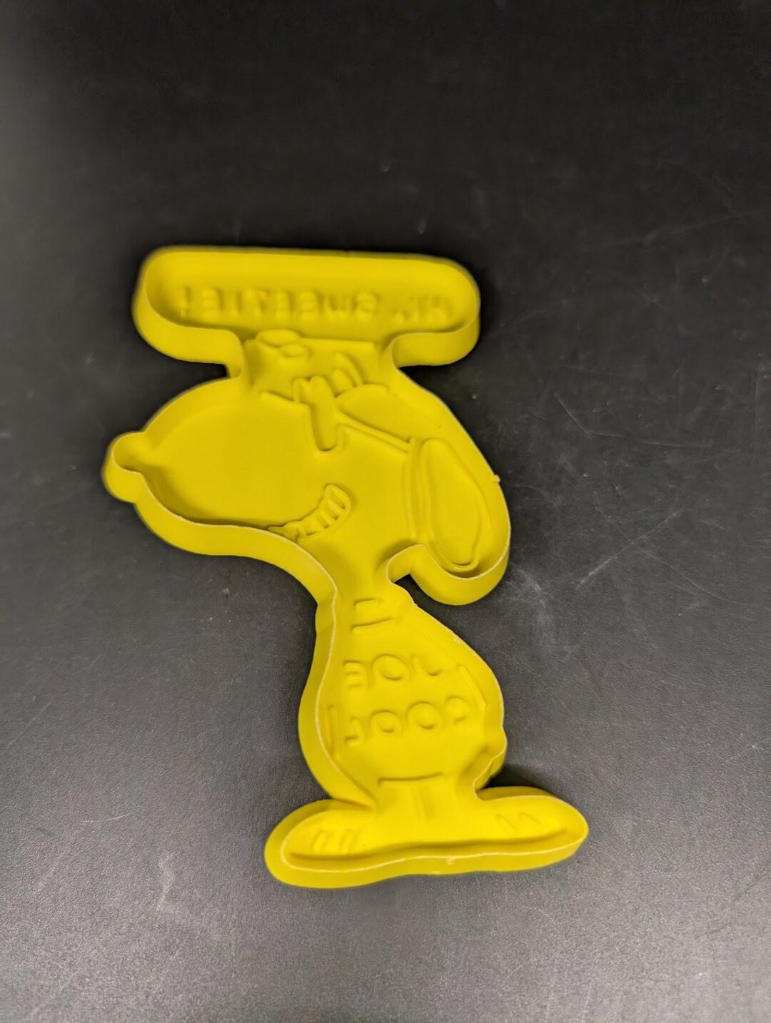 Vintage Snoopy - Hi Sweetie Joe Cool Plastic Cookie Cutter - Etsy