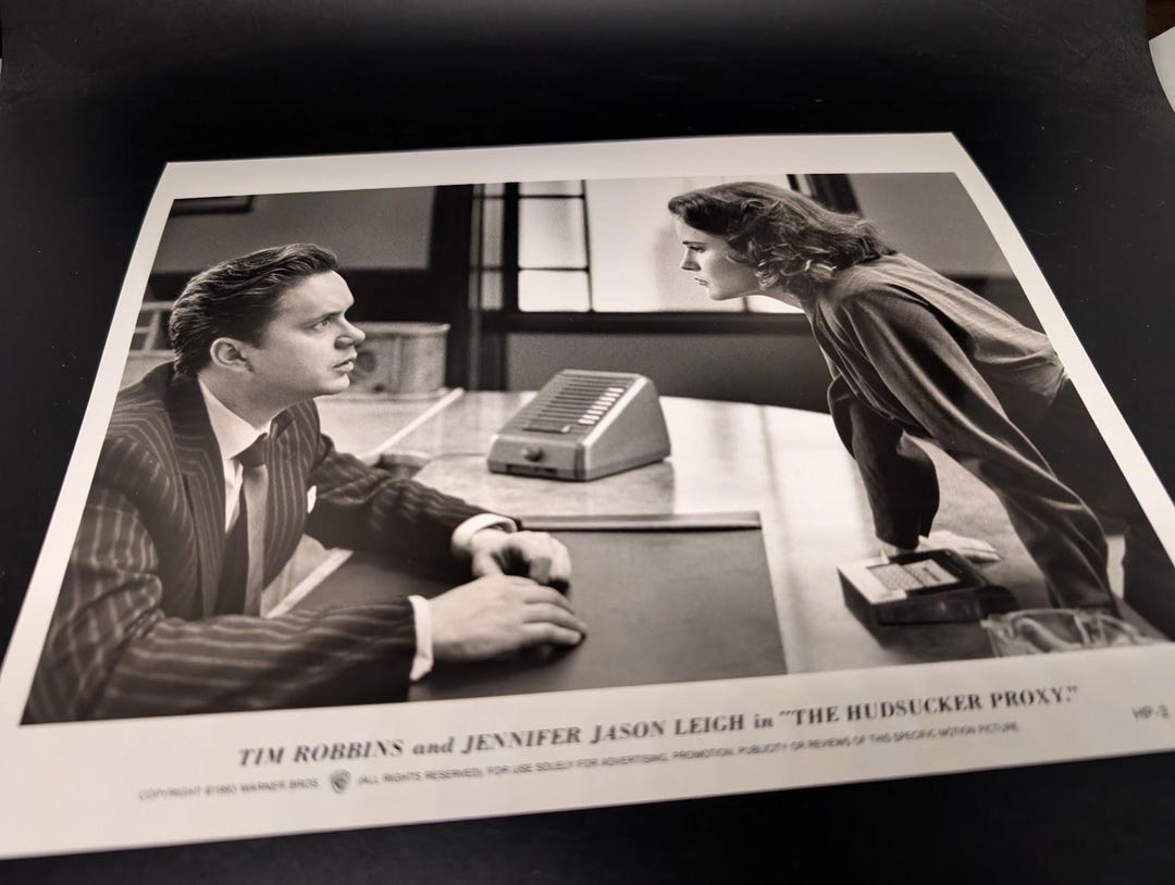 Original the Hudsucker Proxy Movie Photo - Tim Robbins - Jennifer Jason ...