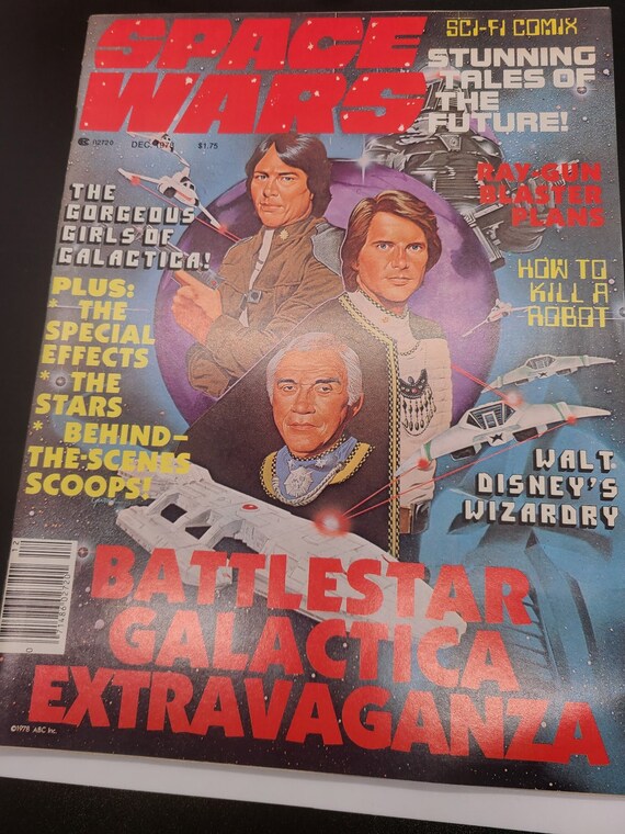 Vintage Space Wars Dec 1978 Battlestar Galactica Magazine - Etsy