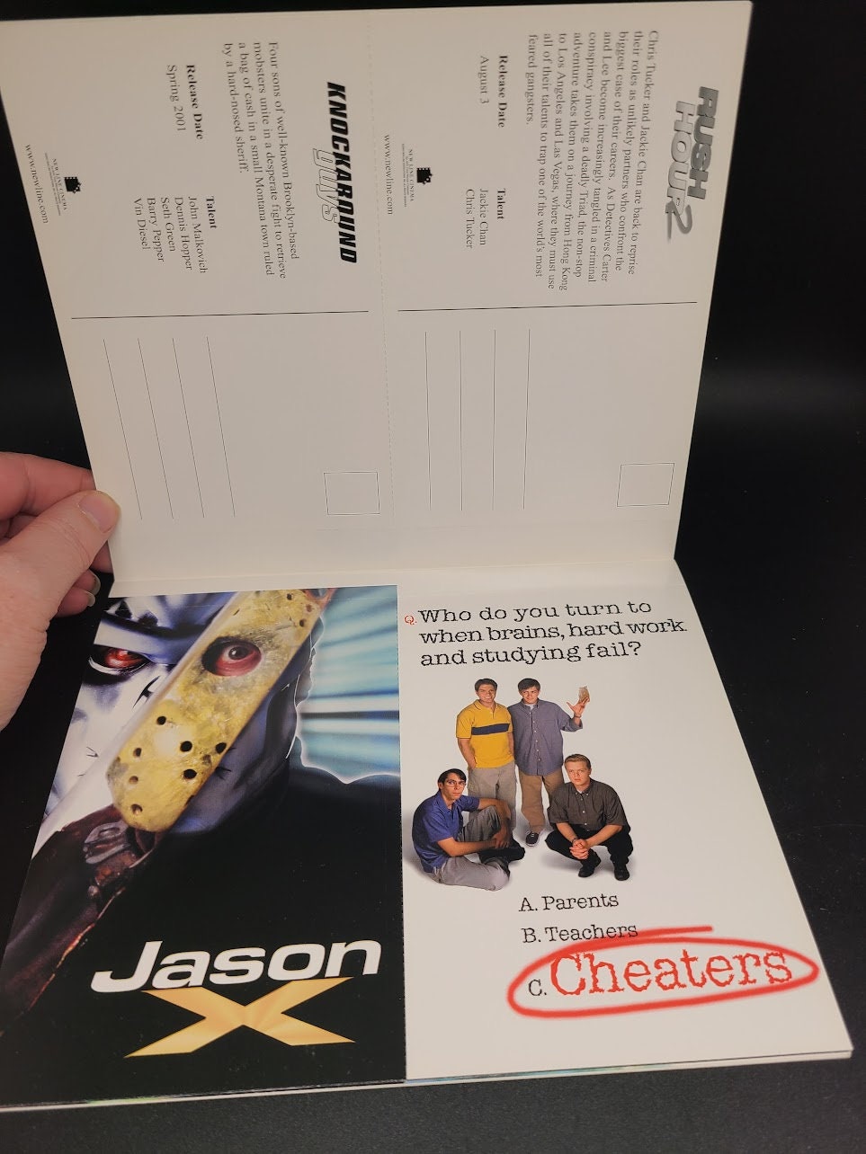 Vintage New Line Cinema Movie Program 2001 - Postcards - Lord of the ...