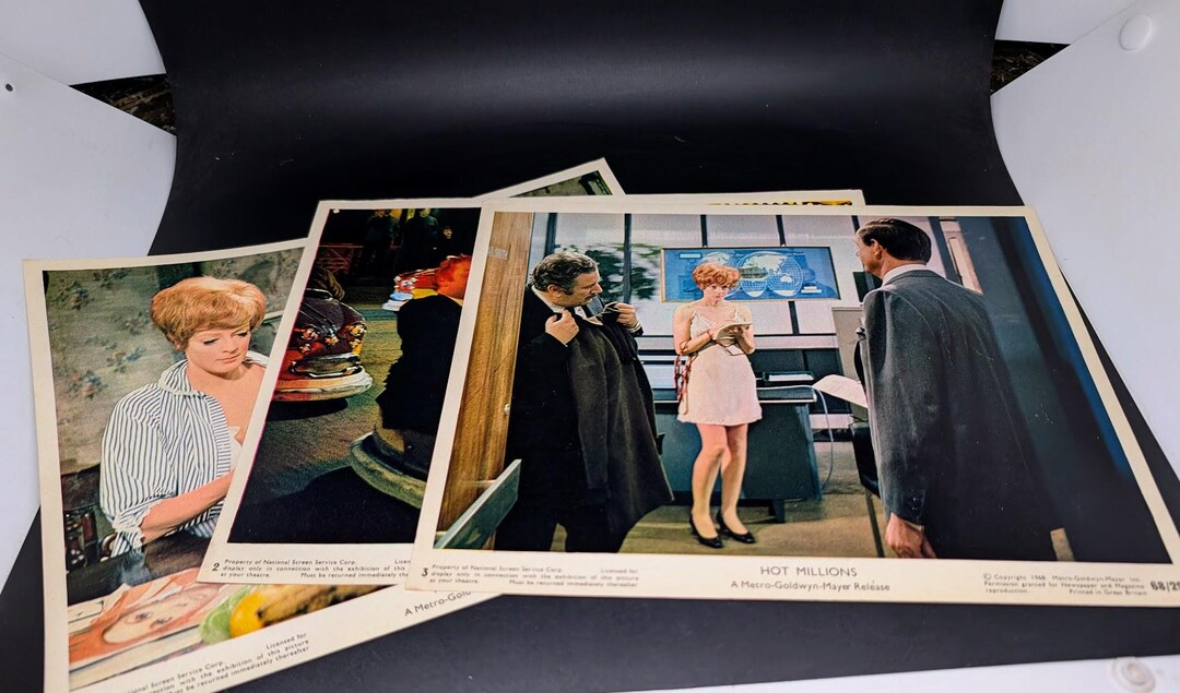Set of 3 Original Hot Millions Photos - Maggie Smith - Peter Ustinov - Etsy