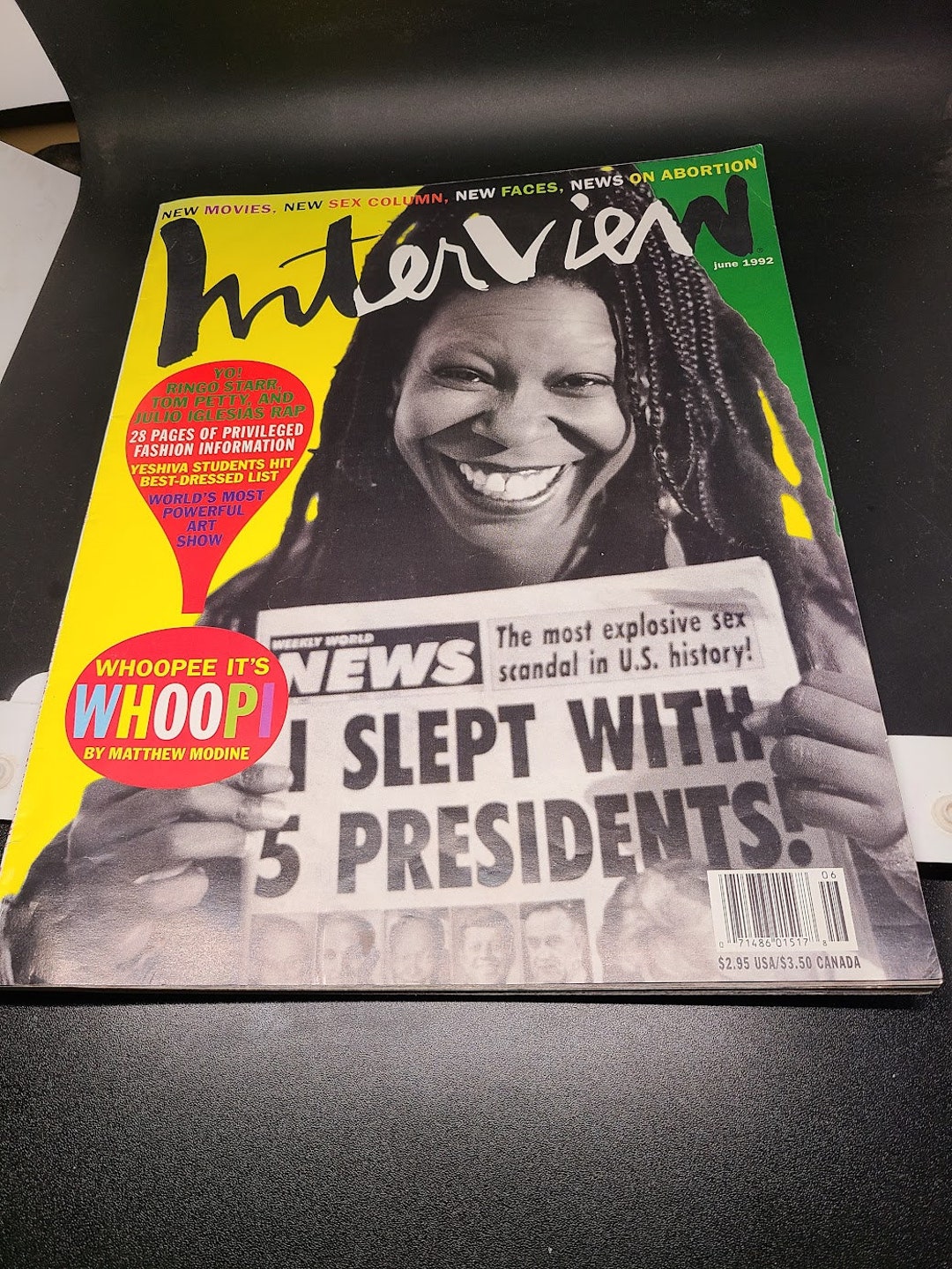 Rare Interview Magazine Whoopi Goldberg June 1992 Tom Petty Diesel Ad ...