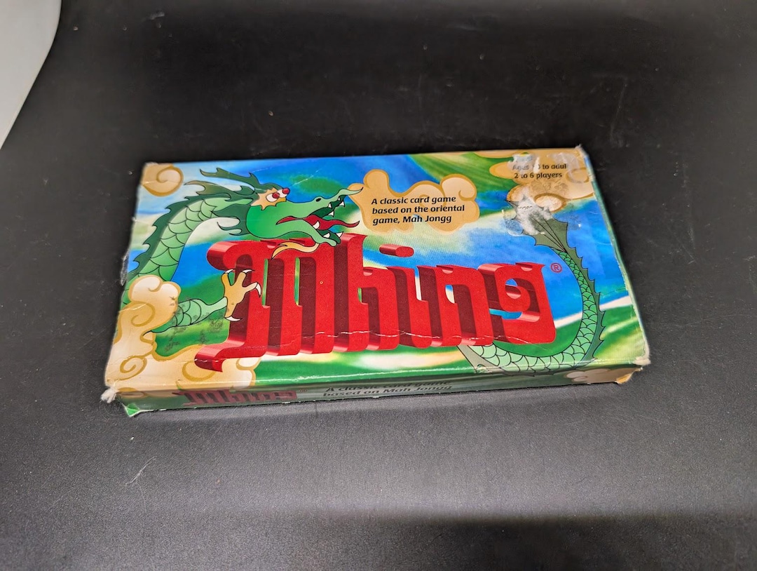 Vintage 1996 Mhing Card Game - Classic Card Game of Mah Jongg 2 to 6 ...