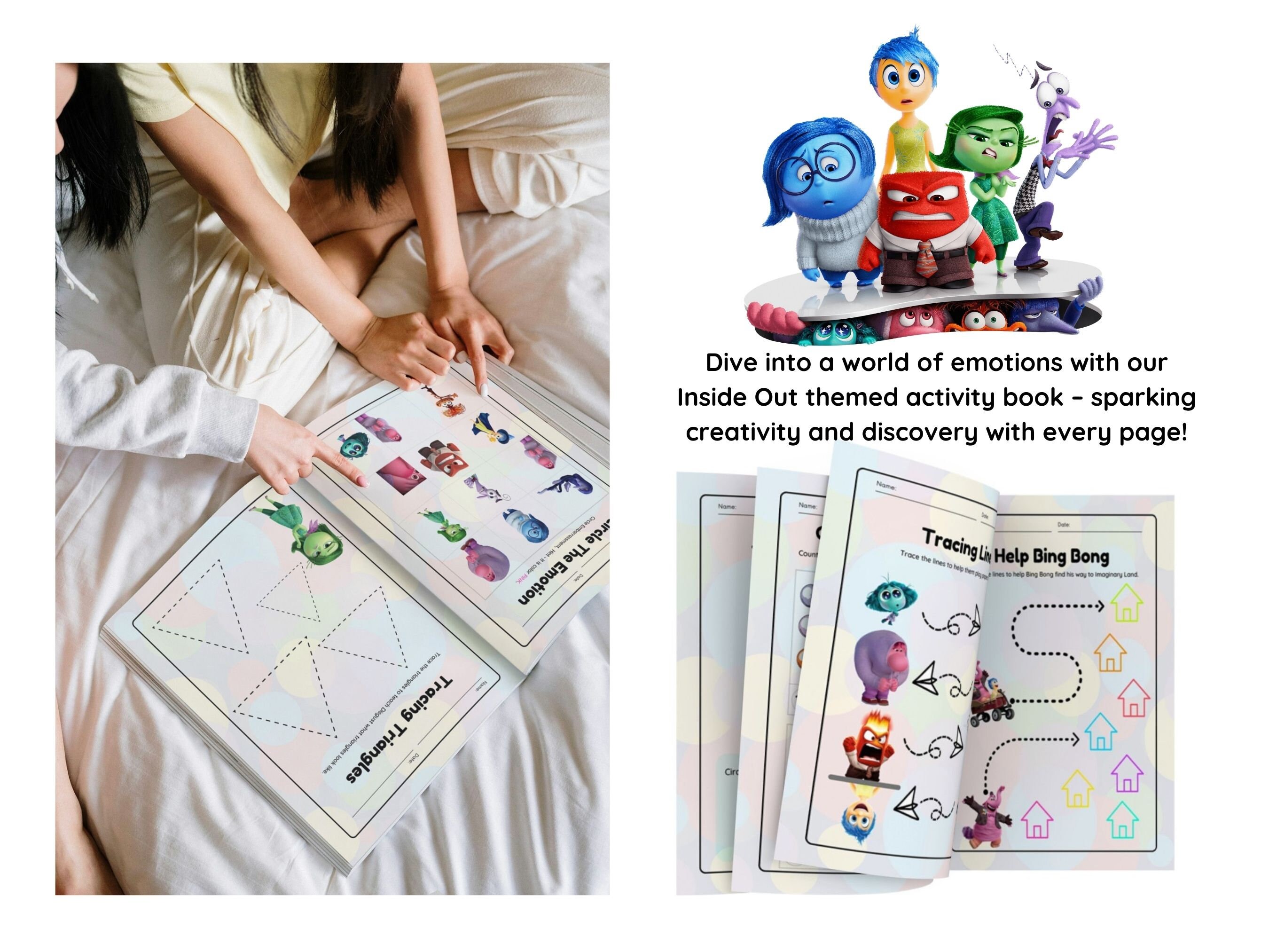 Inside Out Worksheet Inside Out Activity Book Inside Out Kids Worksheet ...