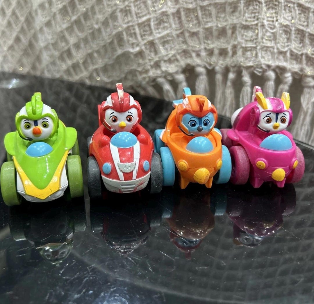 Top Wing Racers Hasbro Set of 4 Rod Brody Swift & Penny Vehicles Nick ...