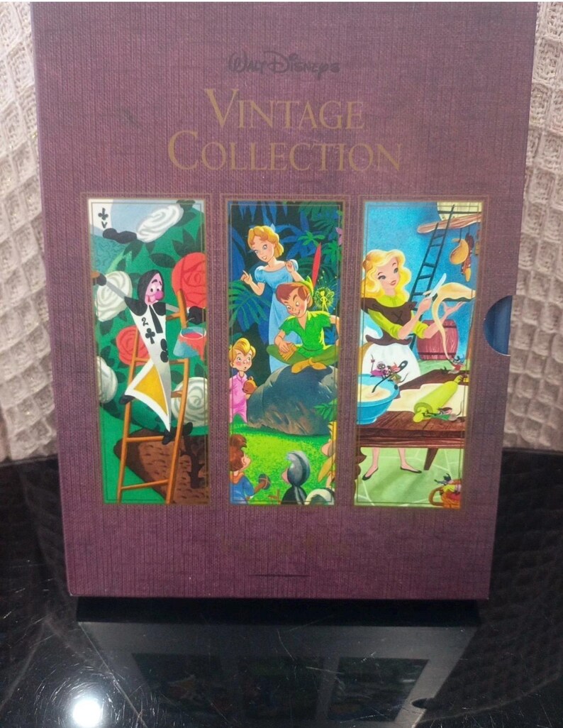 WALT DISNEY Peter Pan Cinderella Alice Vintage Collection Vol 1 Box Set ...