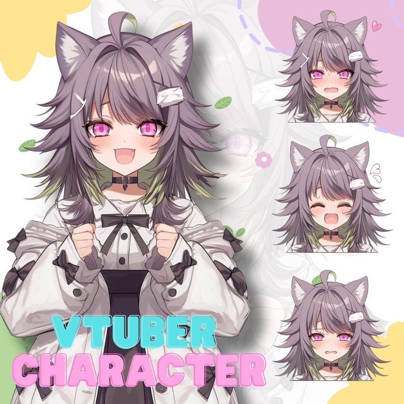 Customizable Anime Vtuber Model Rigging Commercial Use Vtuber Asset ...