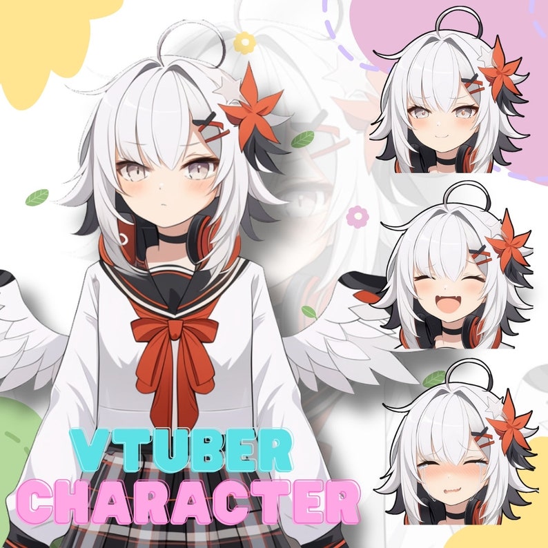 Customizable Anime Vtuber Model Rigging Commercial Use Vtuber Asset ...