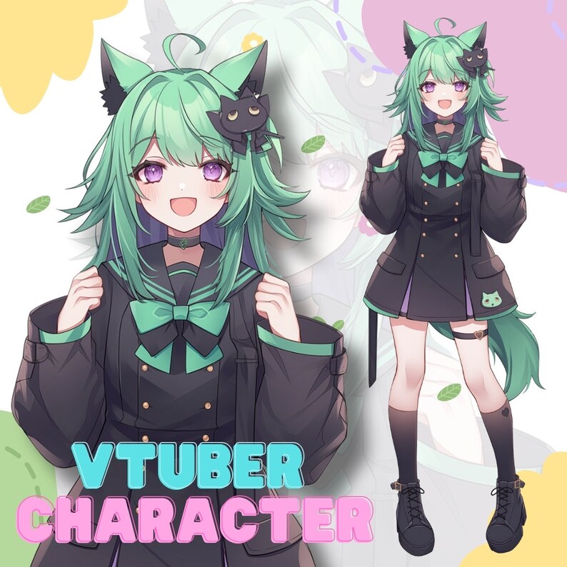 Customizable Anime Vtuber Model Rigging Commercial Use Vtuber Asset ...
