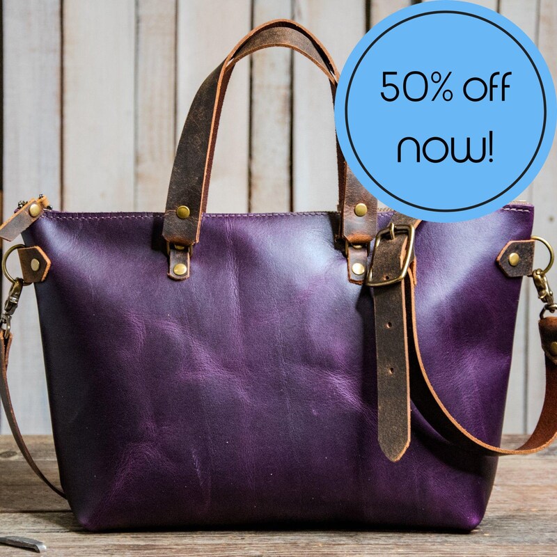 Unlined Leather Bag - Etsy