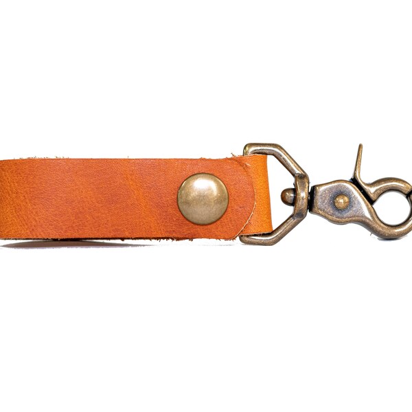 Leather Key Fob - Etsy