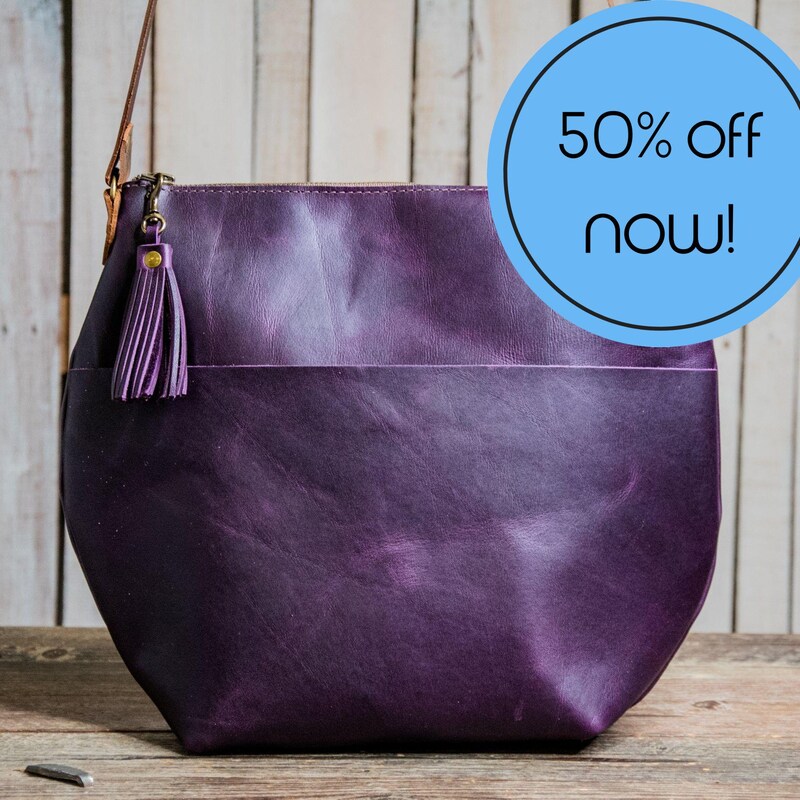 Purple Bag - Etsy