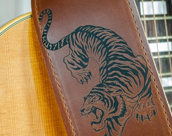 Guitar Strap Tiger - Etsy