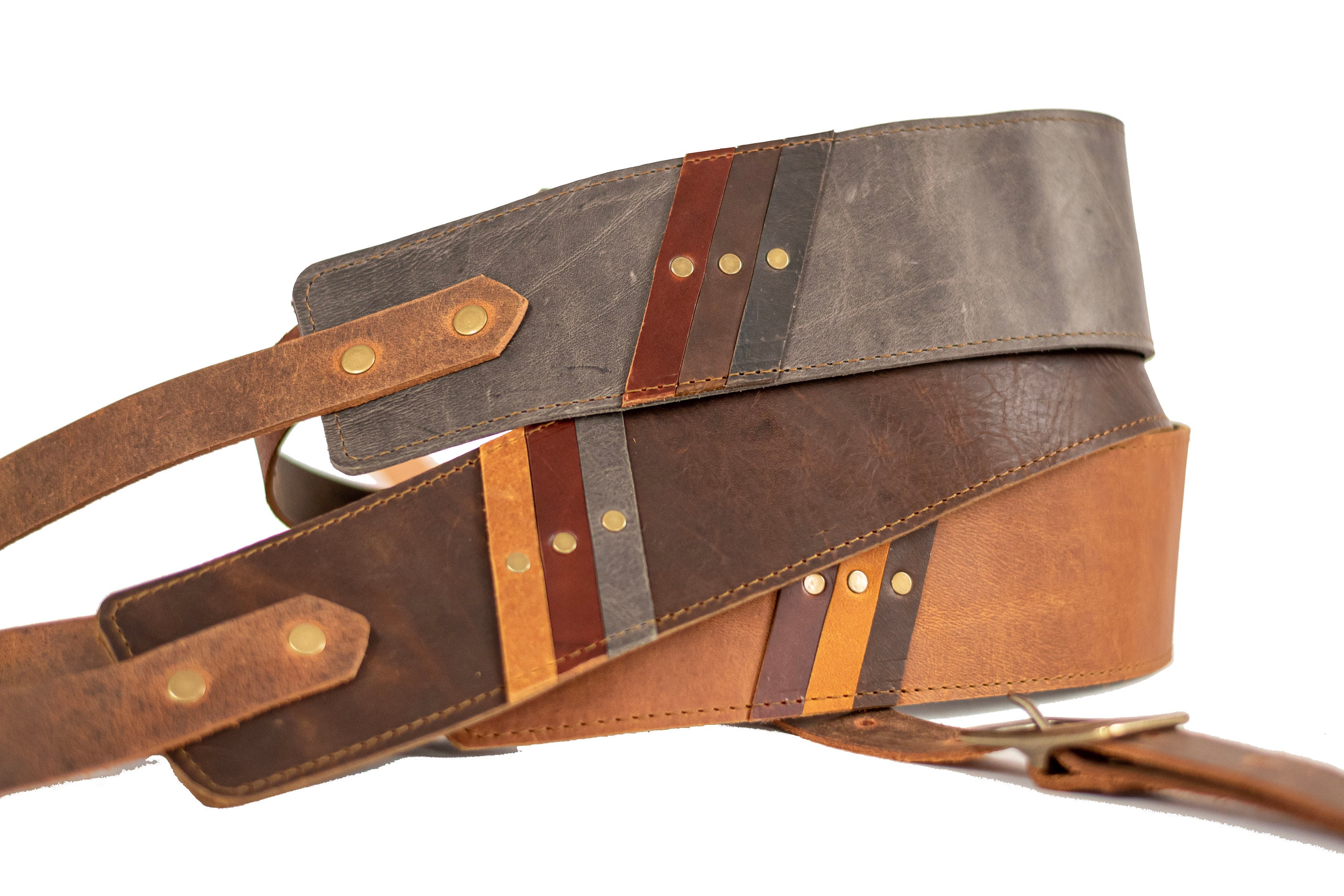 Leather Guitar Strap Handmade Banjo Strap | Etsy