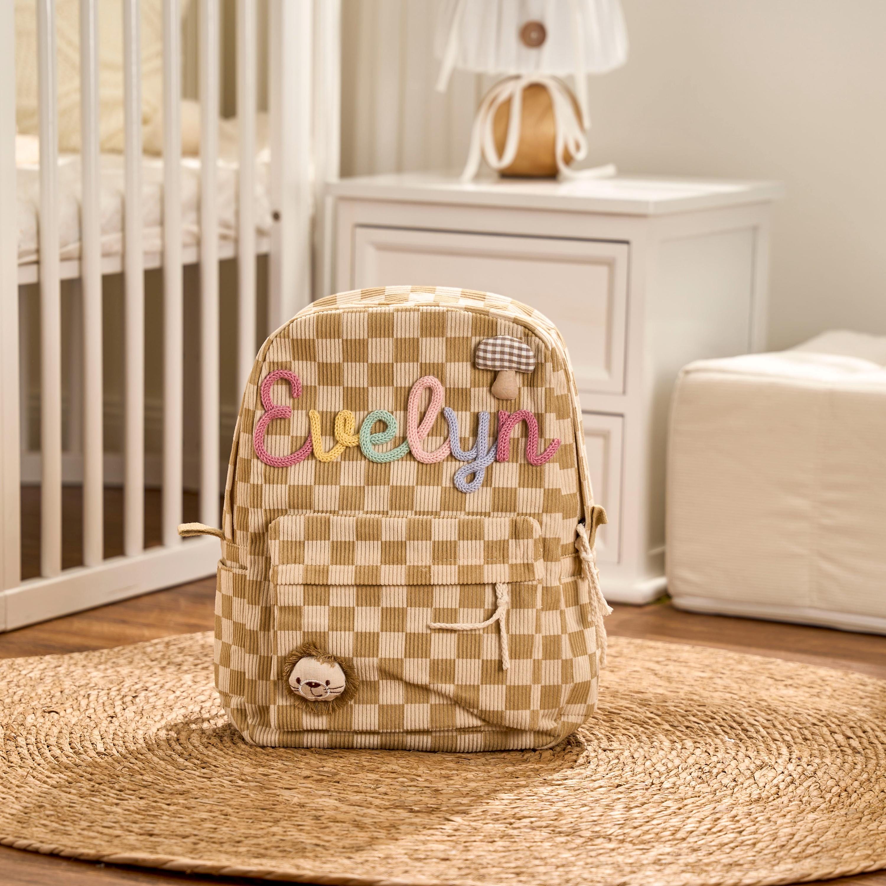 Custom Kids Backpack With Name | School Bag | Toddler Book Bag | School ...