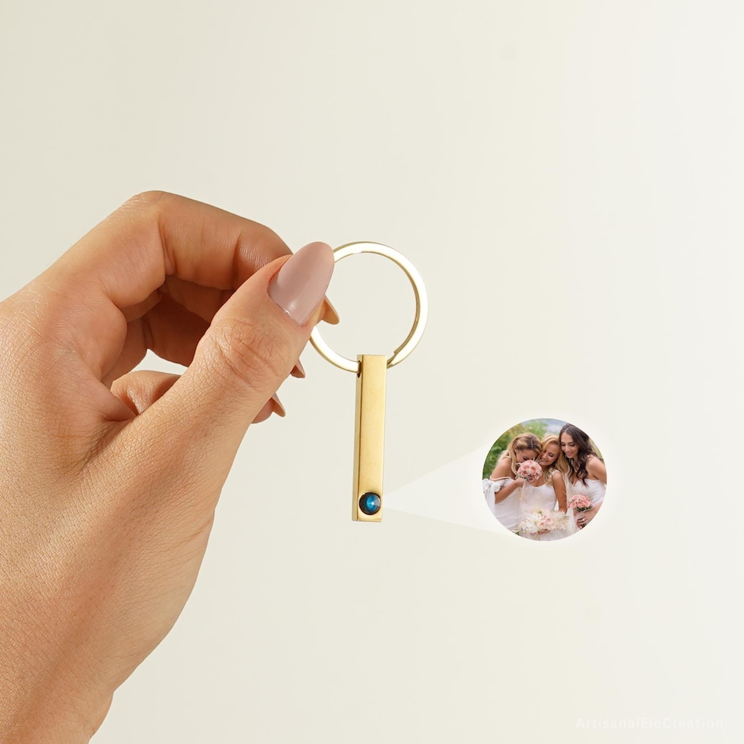 Custom Photo Projection Keychains, Personalized Picture Inside ...