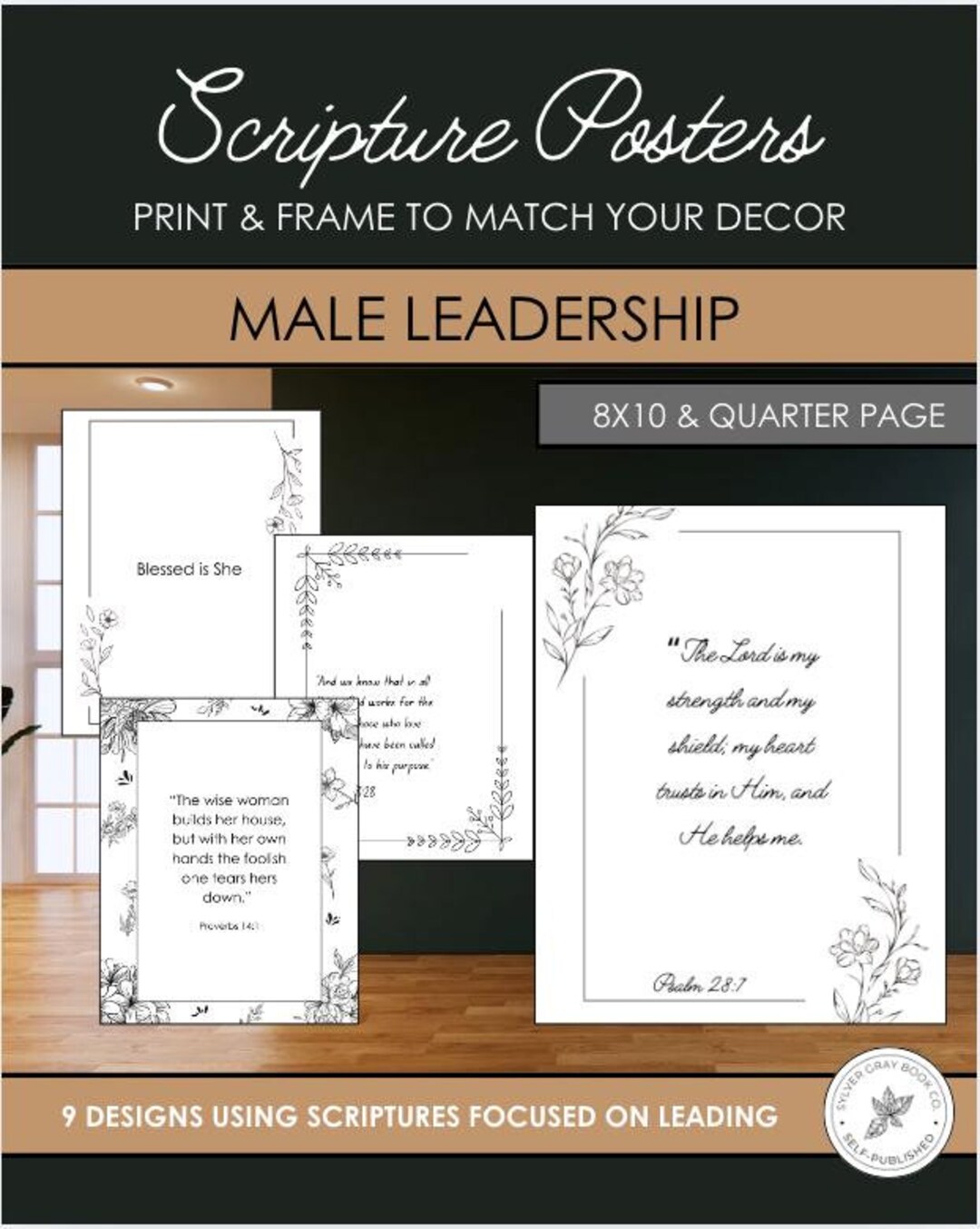 Scripture Posters - Male Leadership - Etsy