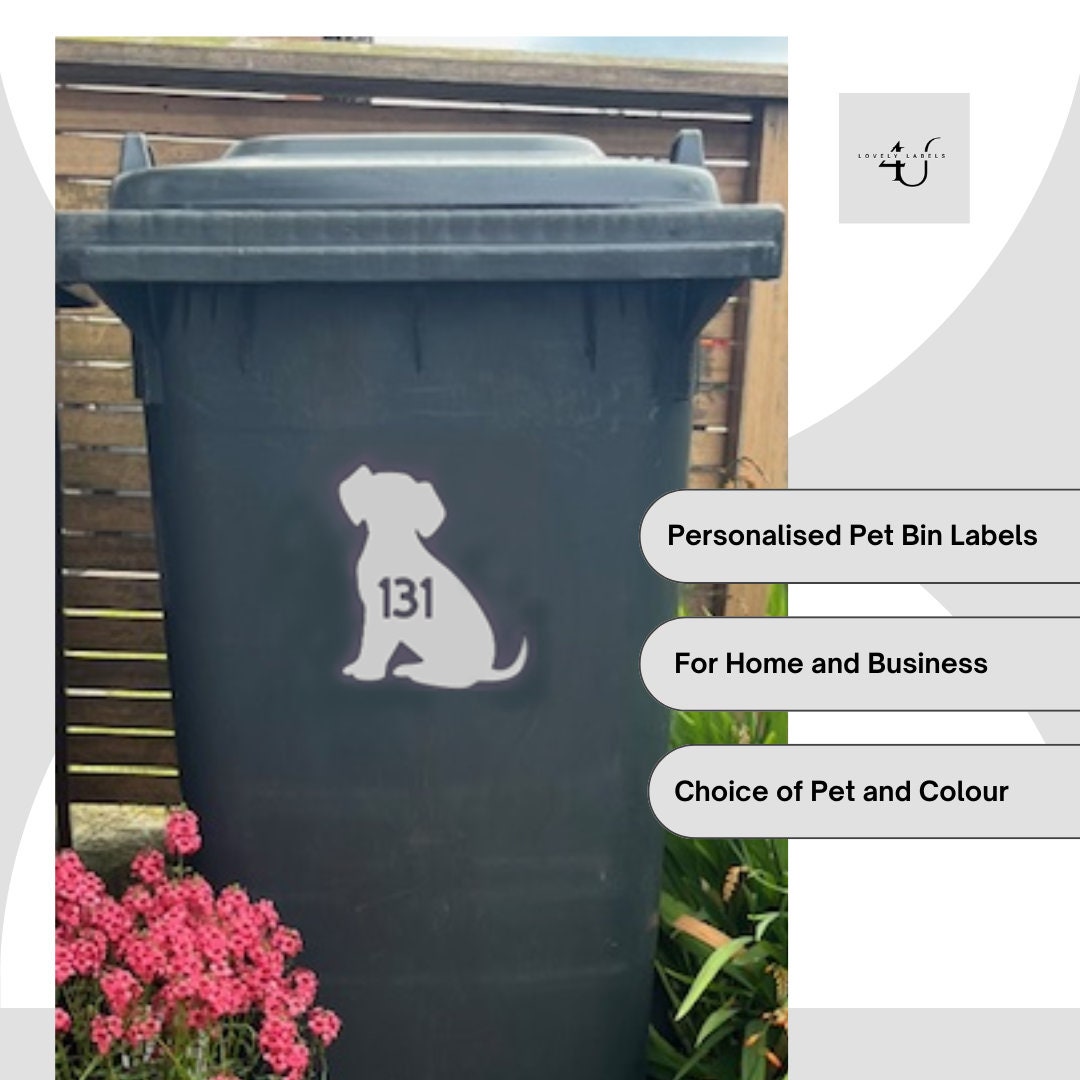 Personalised Pet Bin Labels - Etsy UK