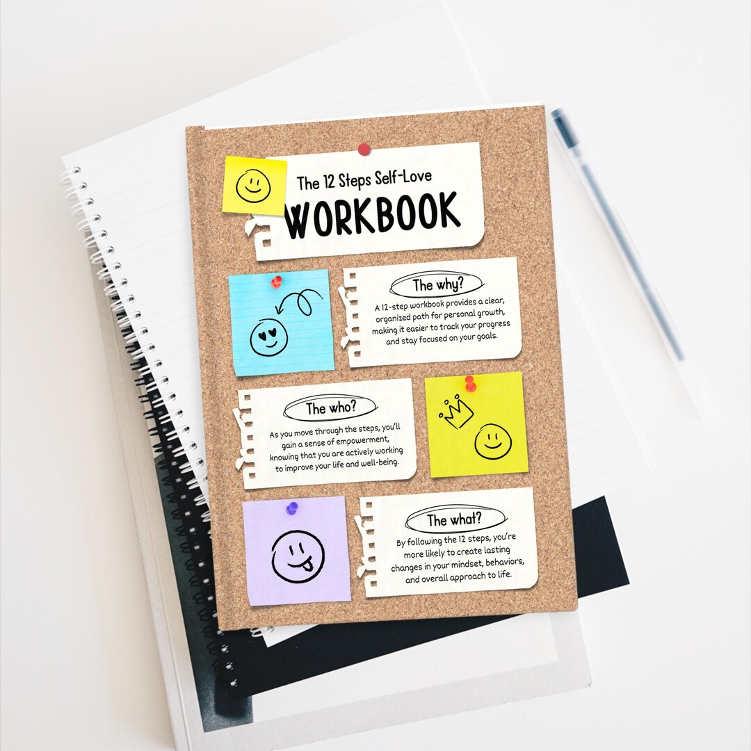The 12 Steps Self-love Workbook - Etsy