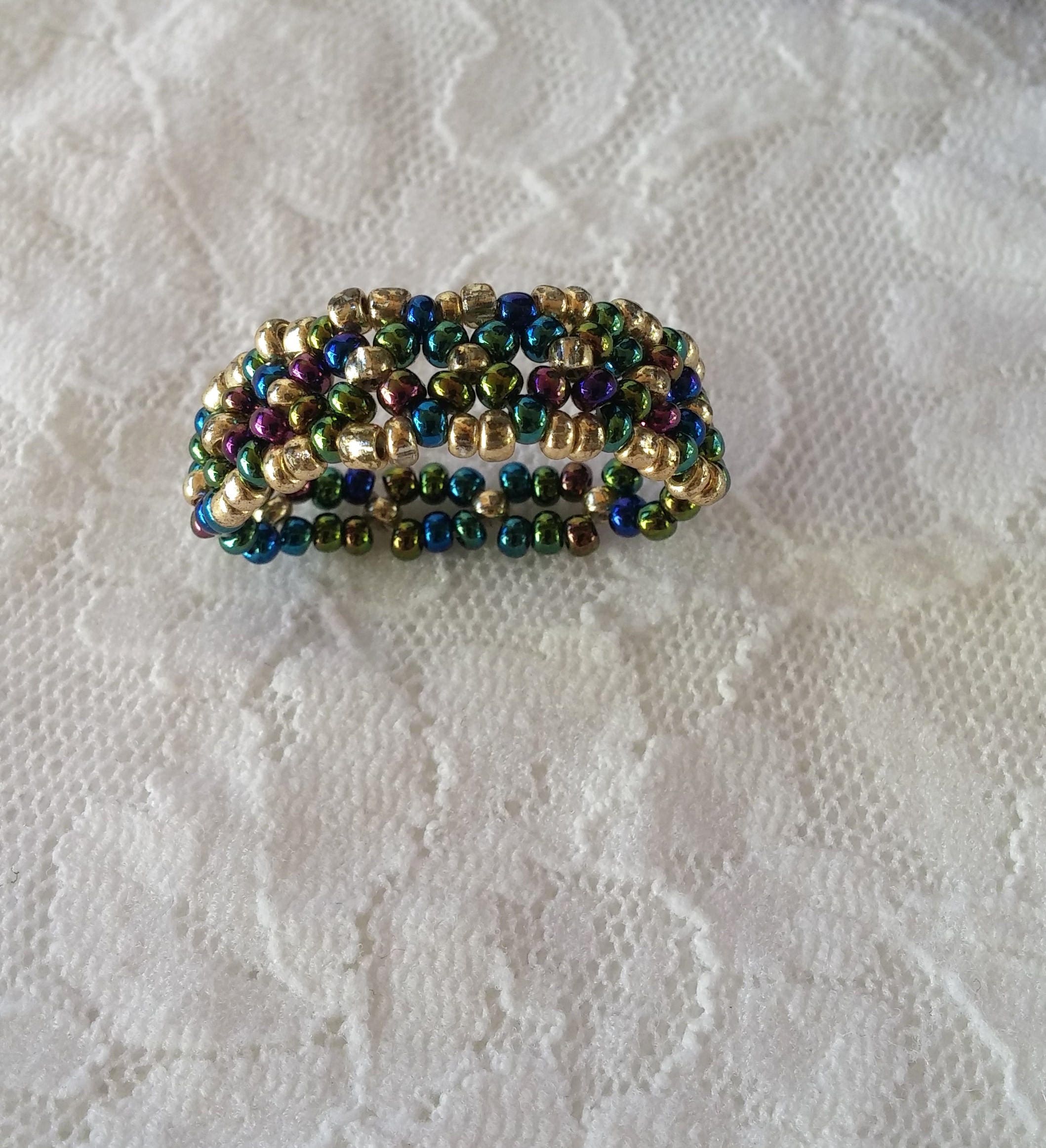 Iris Northern Lights Fun Ring Size 8 Canadian - Etsy