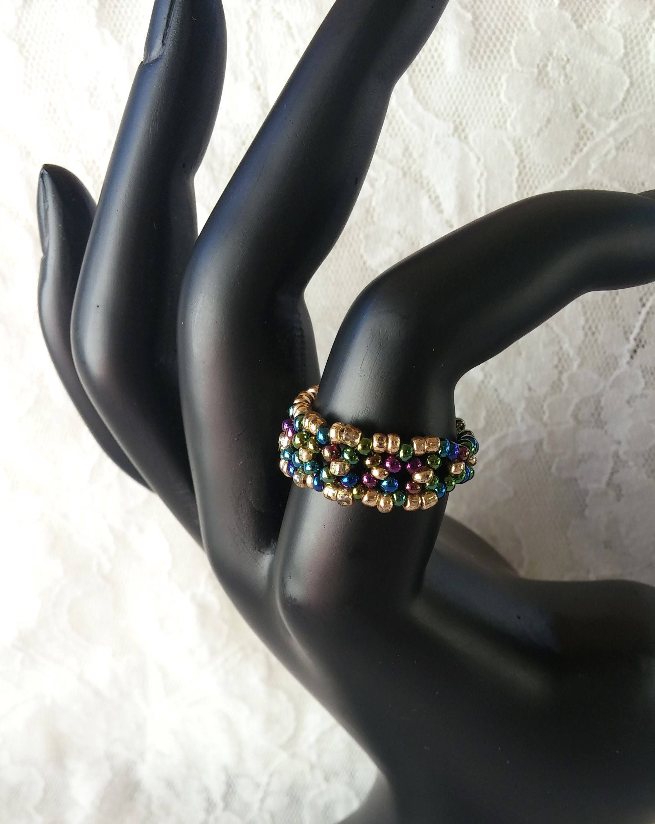 Iris Northern Lights Fun Ring Size 8 Canadian - Etsy